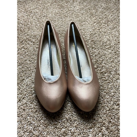 Shoes | Angel Steps Jandress Rose Gold Flats | Poshmark